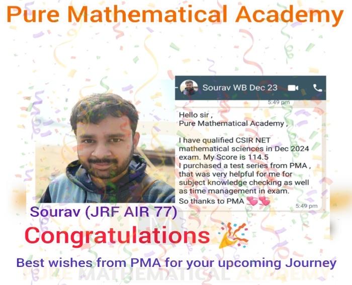Pure Mathematical Academy, Pure Mathematical Academy Csir Net Fees,Best institute for CSIR NET ...