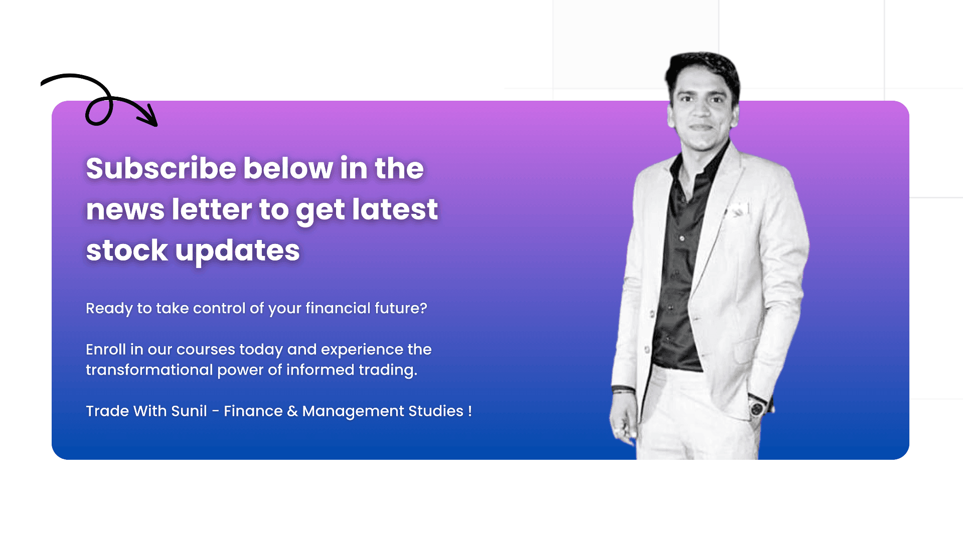 Contact Us - Trade with Sunil