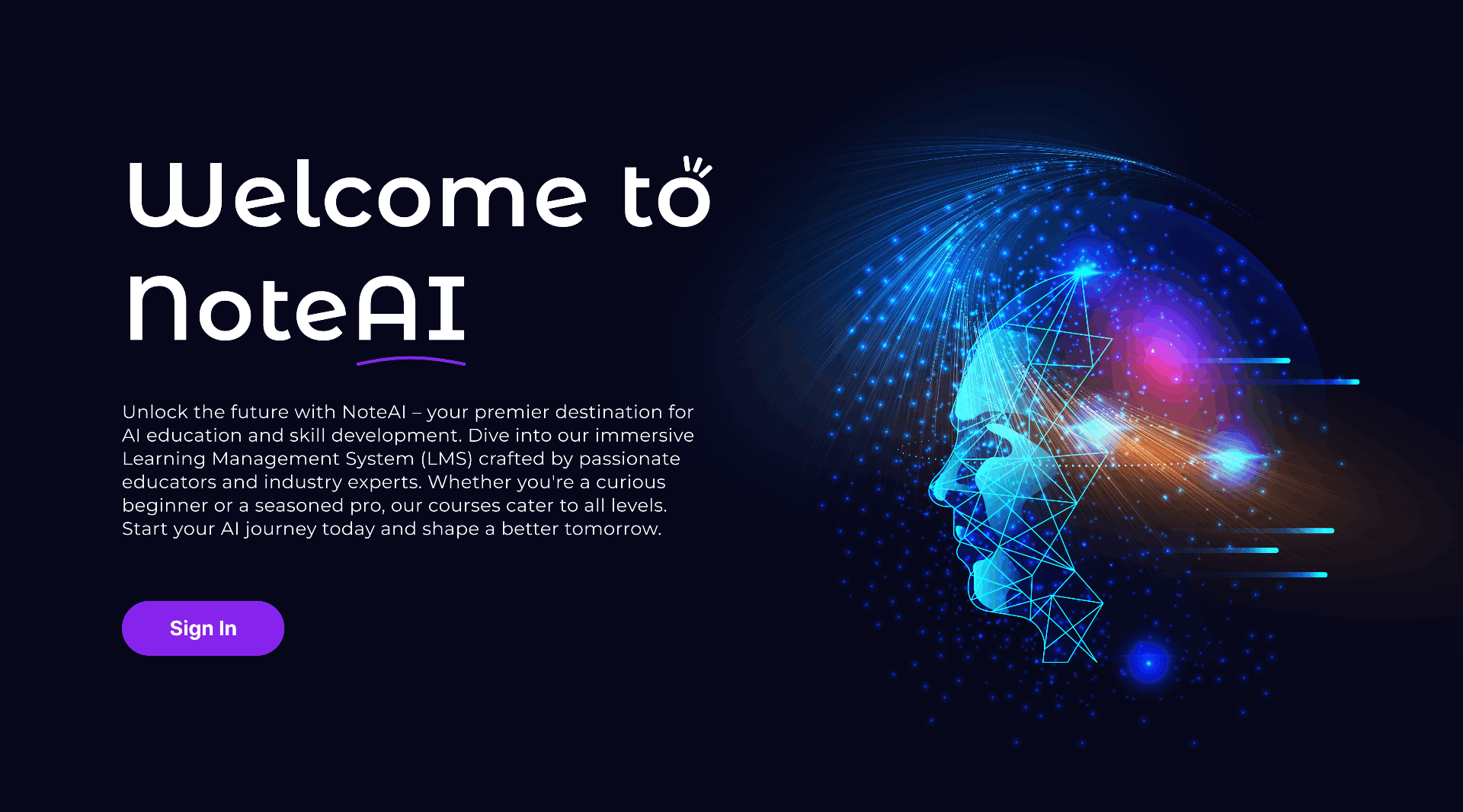 NoteAI - Leading AI Learning Platform for Students, Teachers & Professionals