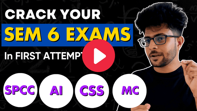 Sem - 6 Comps [ Mu ] [ Importance + Solution , Video Lectures , Viva ...