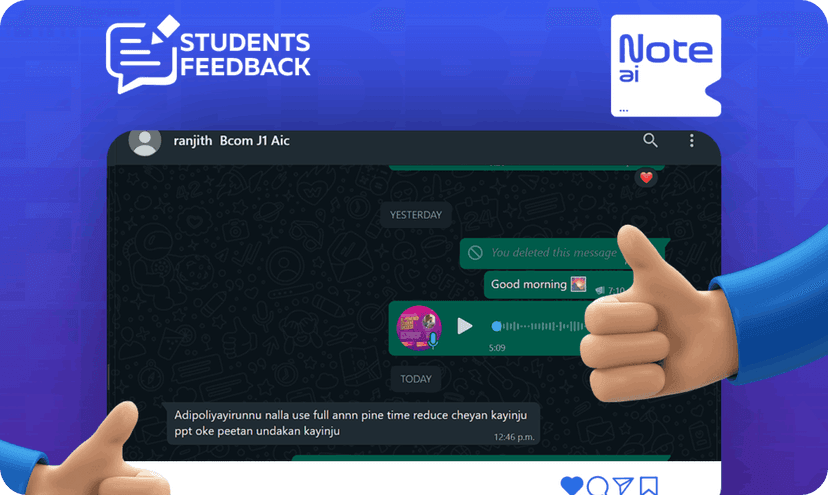 NoteAI - Leading AI Learning Platform for Students, Teachers & Professionals