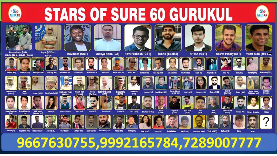 Home - Sure 60 Gurukul