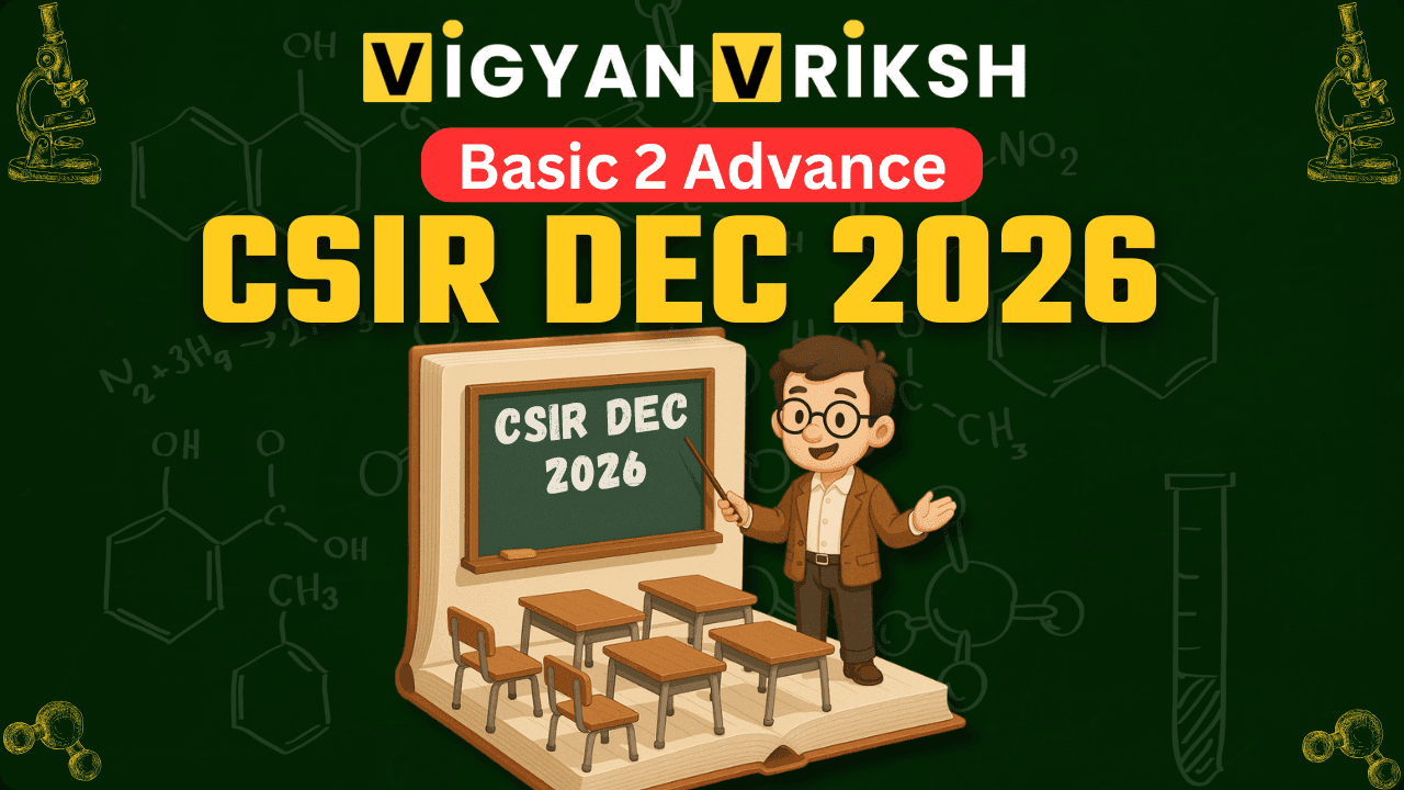 VIGYAN VRIKSH Coaching Classes | CSIR NET, GATE, IIT JAM, Assistant ...