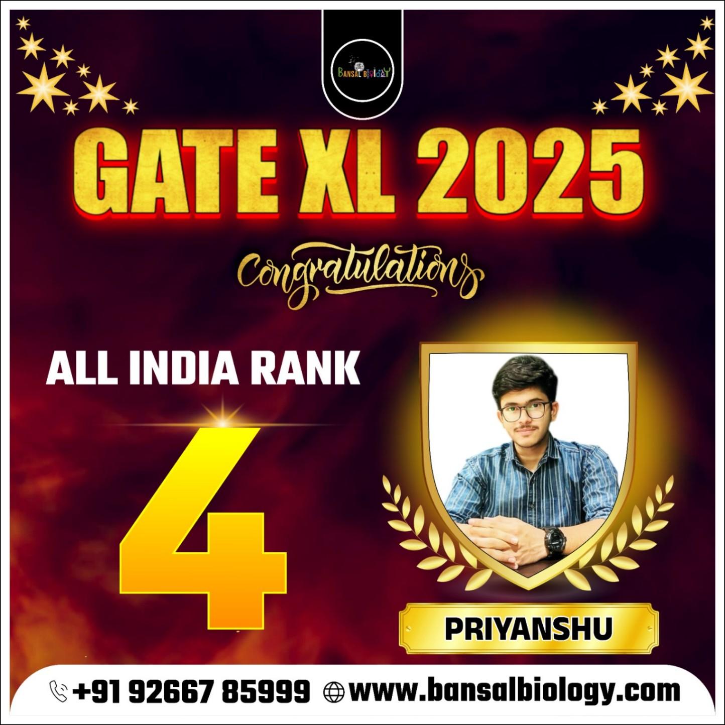 GATE Courses - Bansal Biology