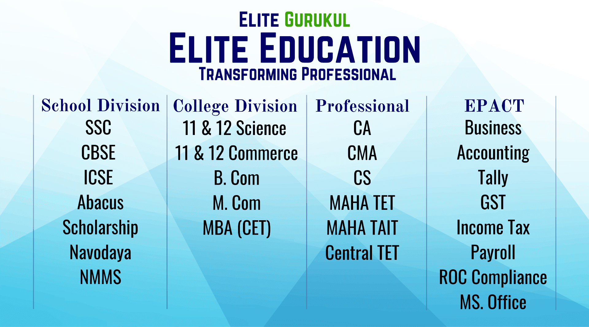 Elite Gurukul Limited