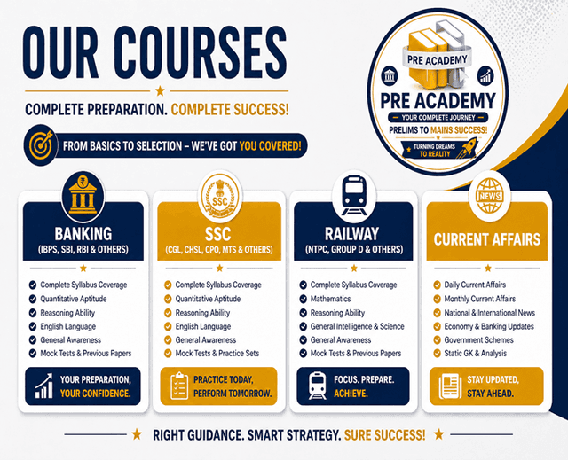 PRE ACADEMY : Govt Jobs Prep
