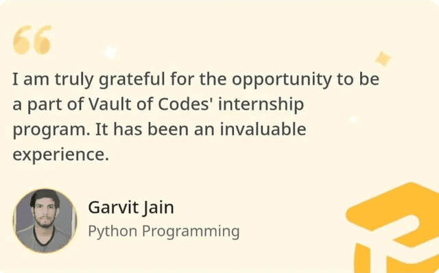 VaultofCodes Internship Orientation Session