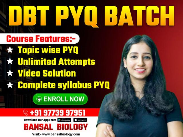DBT BET JRF - Bansal Biology