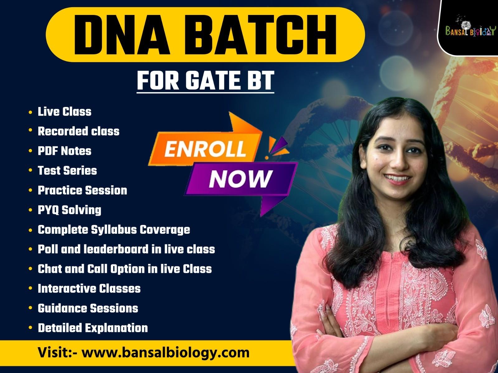 GATE Courses - Bansal Biology