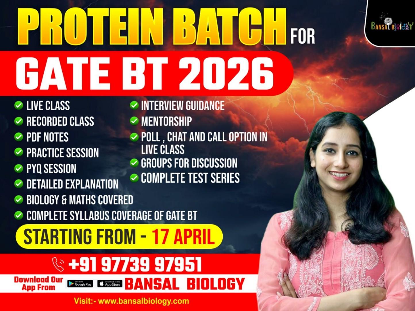 GATE Courses - Bansal Biology