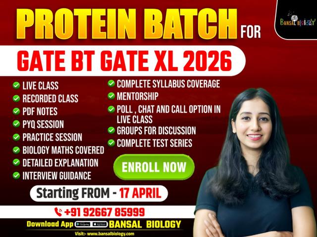 GATE Courses - Bansal Biology