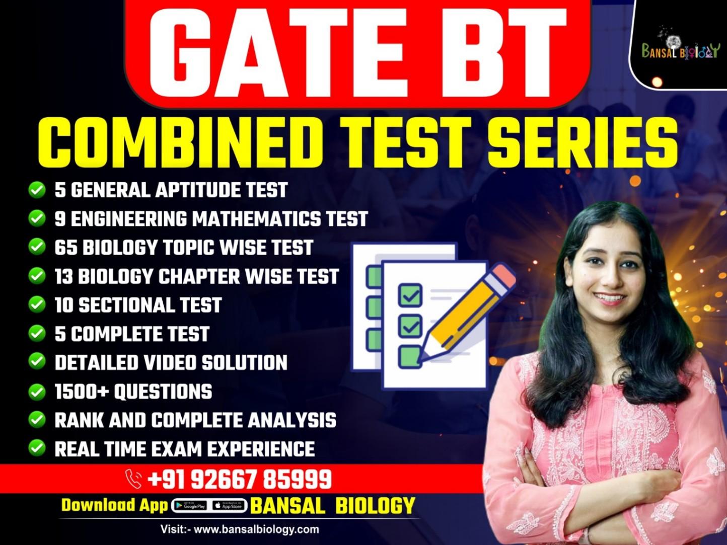 GATE Courses - Bansal Biology