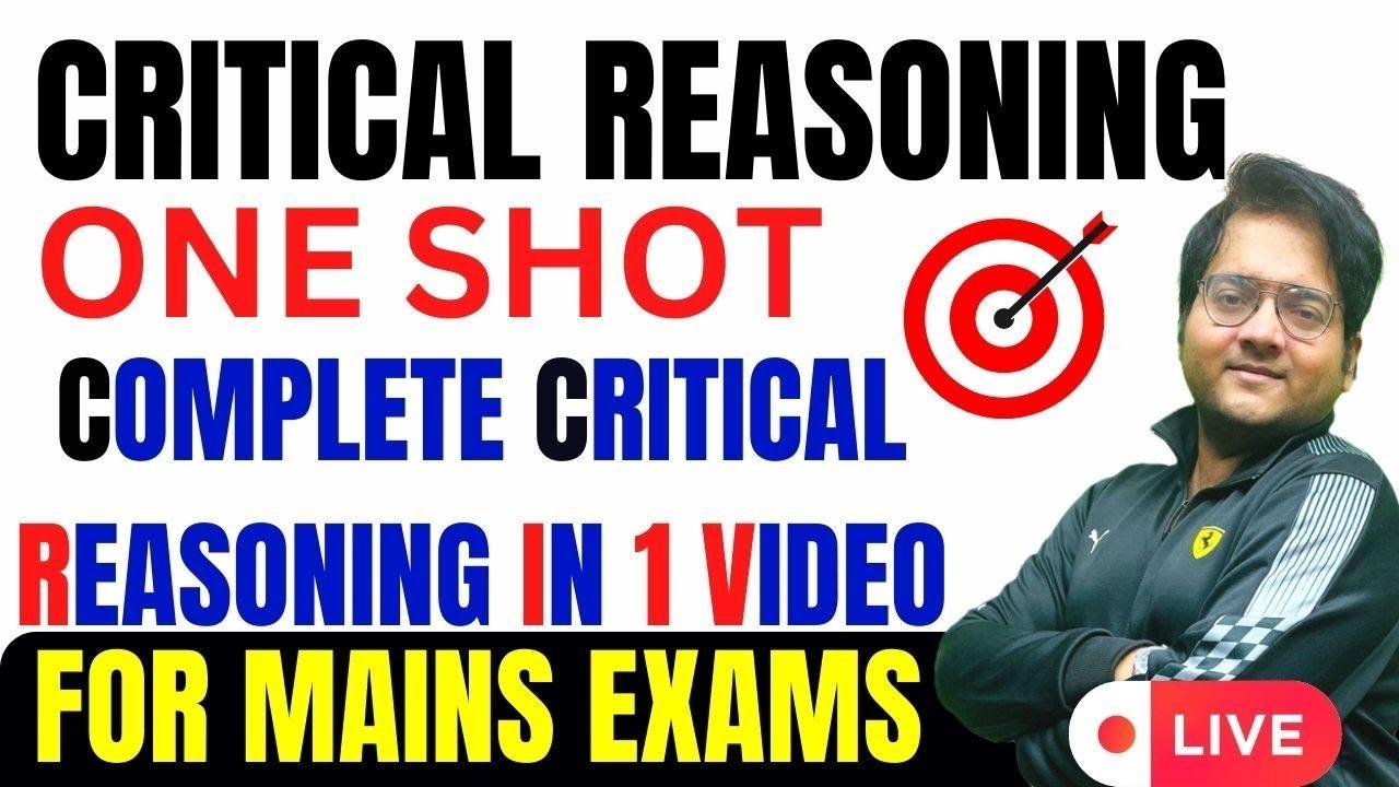 Critical Reasoning for Bank Exams, IBPS, SBI and SSC