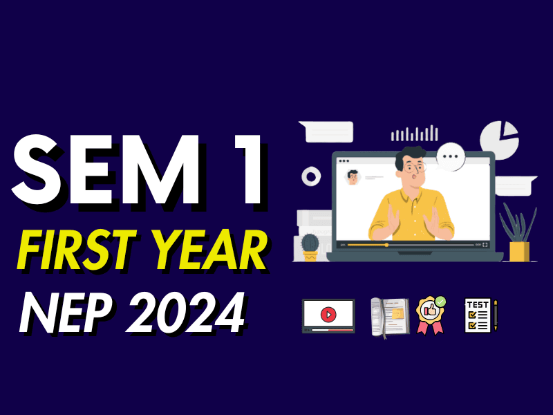 First Year Sem 1 MU NEP 2024 [ M1 - P1 - C1 - Mech - BEEE ]