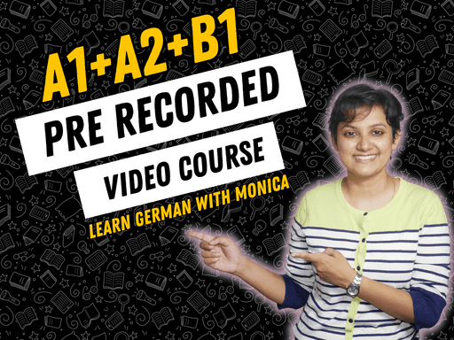 A1 + A2 + B1 Combo Pre-Recorded German Language Video Course